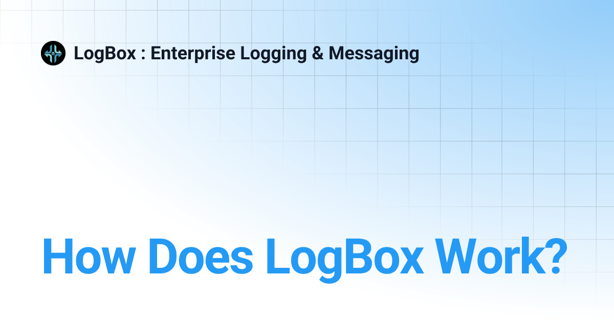 How Does LogBox Work? | LogBox : Enterprise Logging & Messaging